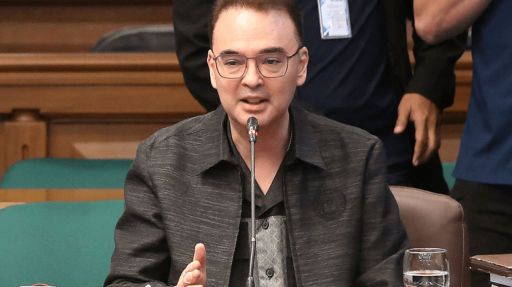 Cayetano Likens Group’s Struggle to Ninoy’s; Raises ‘Laban’ Sign ...